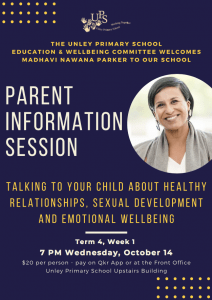 Parent Information Session: Talking to your child about healthy ...